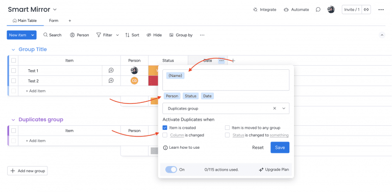 How To Use Smart Columns To Find Duplicates In Your Board Jetpack Apps 6403